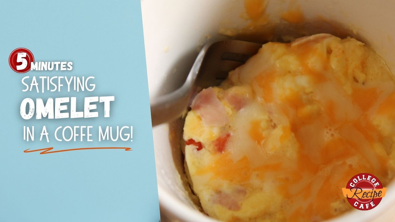 Coffee Mug Ham and Cheese Omelet: Microwave Monday – College Recipe Cafe