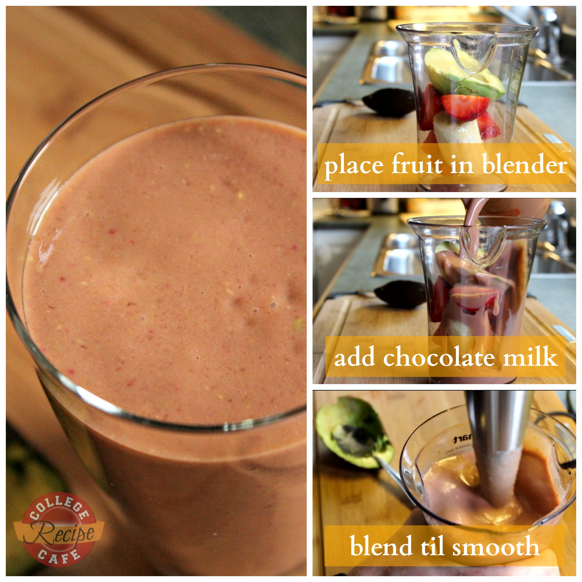 Energizing Guilt-Free Chocolate Smoothie – College Recipe Cafe