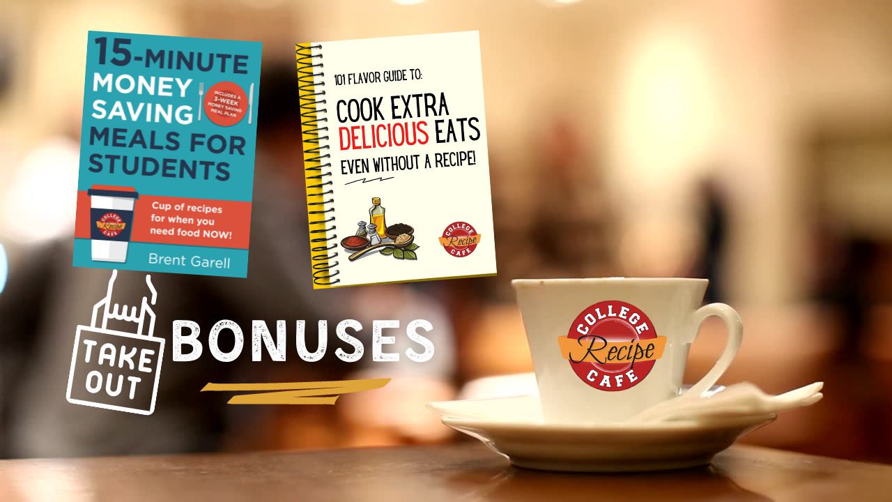 What To Make Menus – College Recipe Cafe